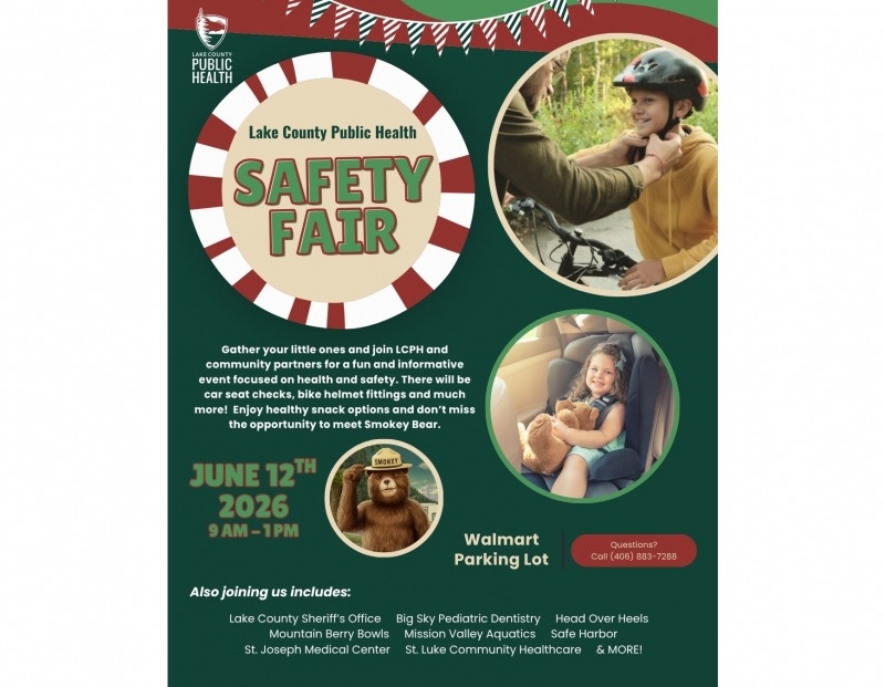 Lake County Public Health Safety Fair 06/12/2026 Polson, , Walmart ...